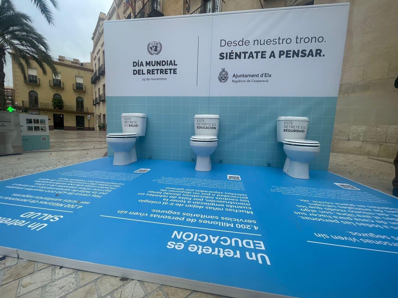El Día Mundial del Retrete llega a Elche para concienciar sobre la ...