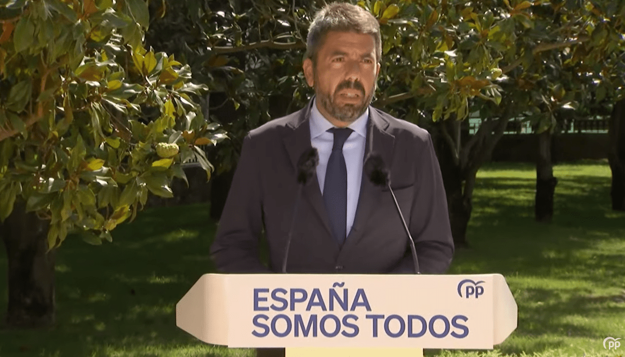 Mazón thanks the PP for its support of the 'urgent, necessary, and non ...
