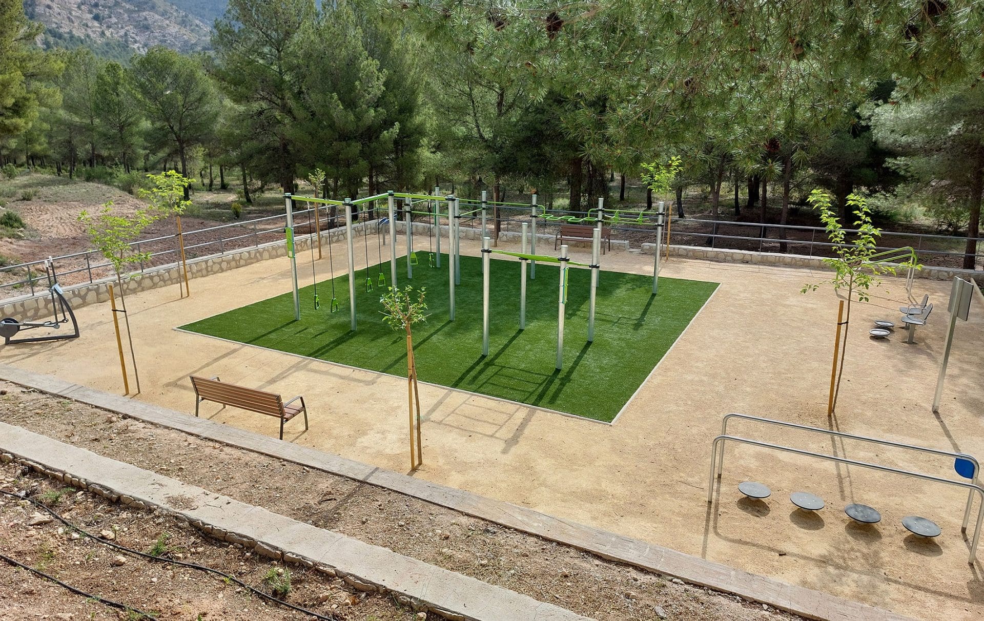 La Diputación crea una zona deportiva y de recreo inclusiva en el ...