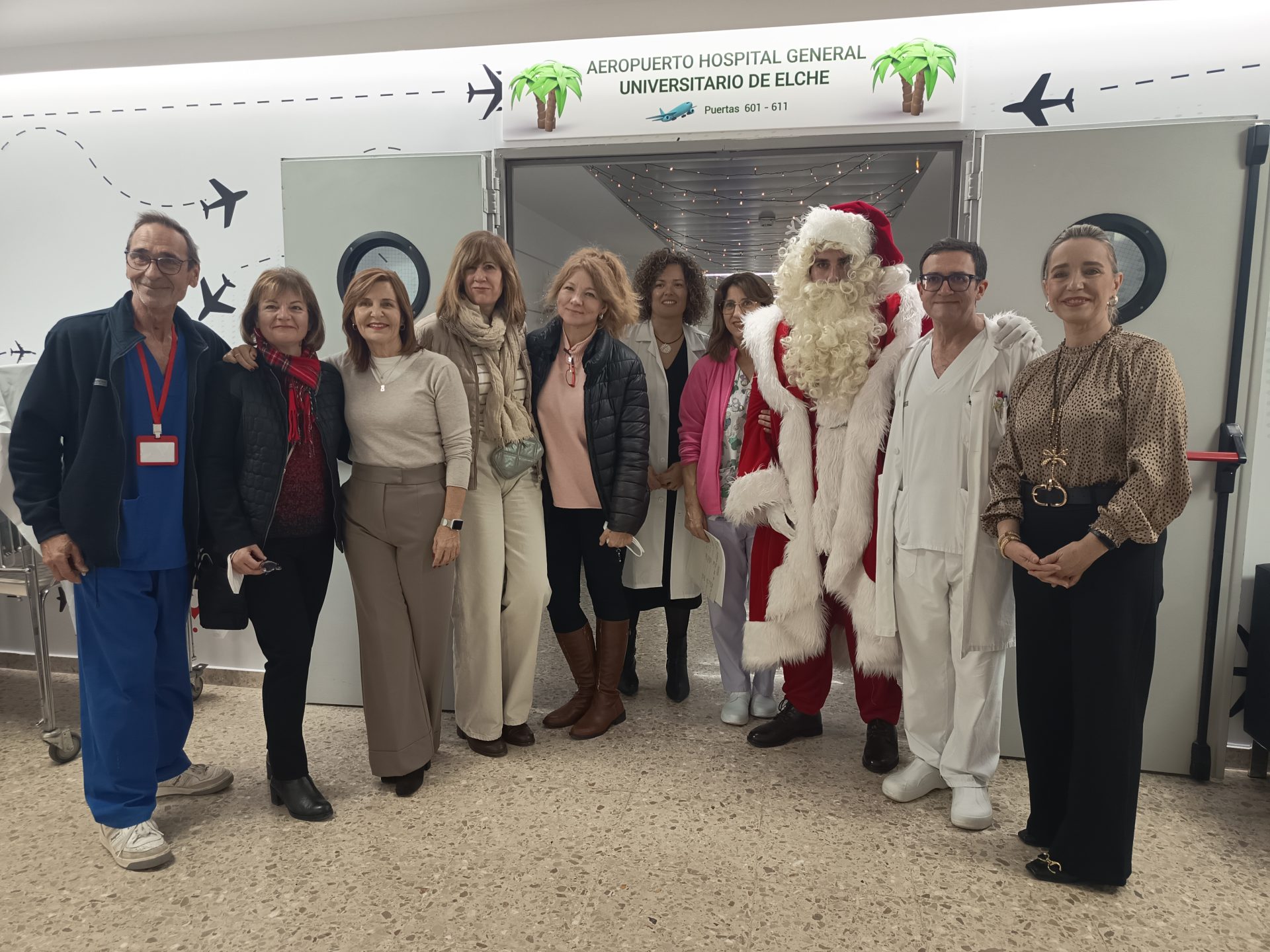 Elche General Hospital celebrates Christmas