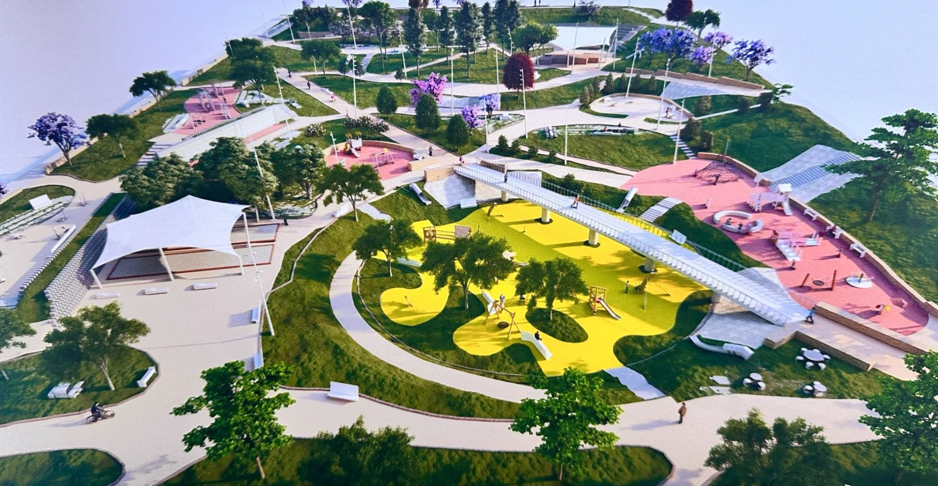 Alicante reanuda las obras del parque Isla de Corfú en La Torreta-PAU 2